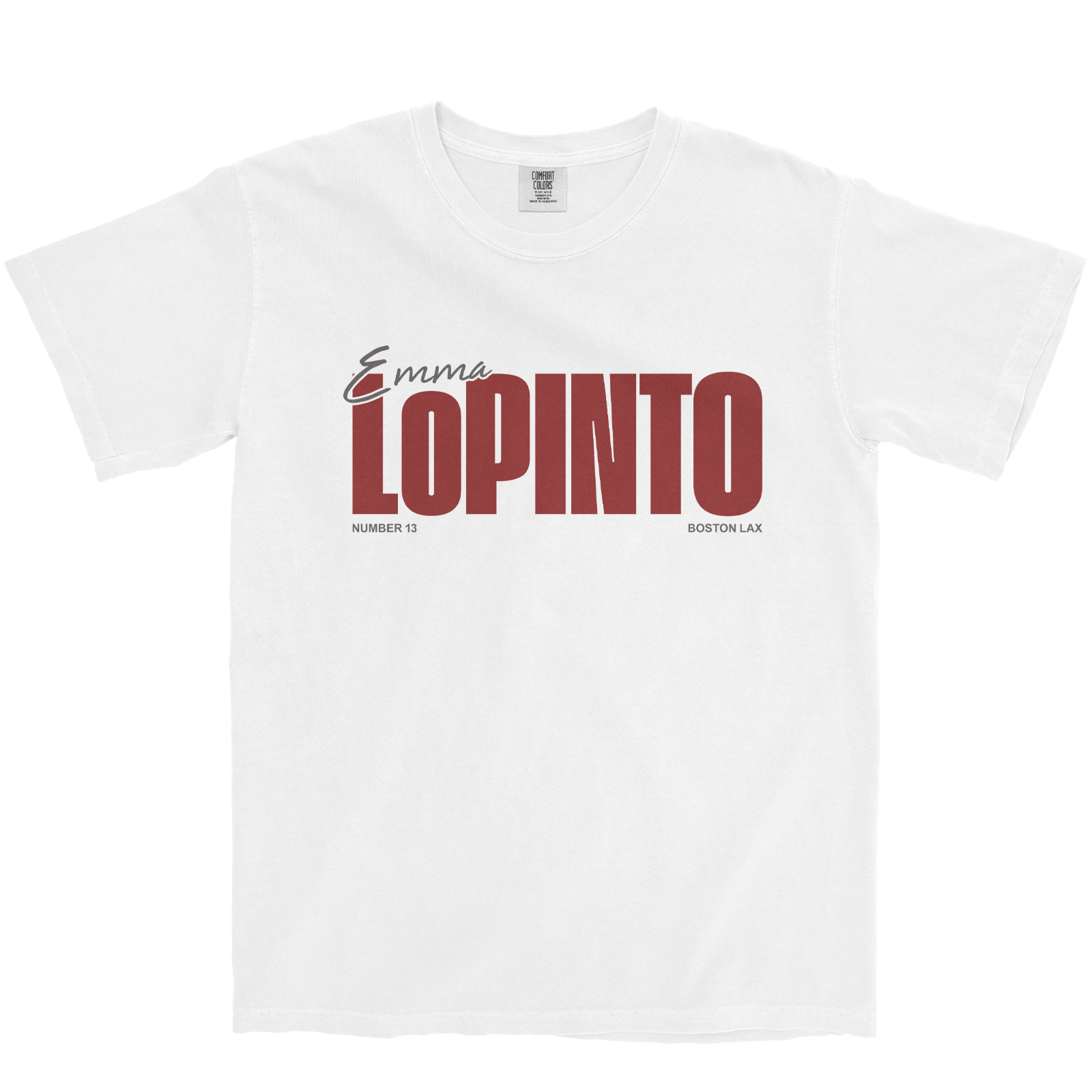 EMMA LOPINTO CLASSIC WHITE TEE – Only Fresh Designs