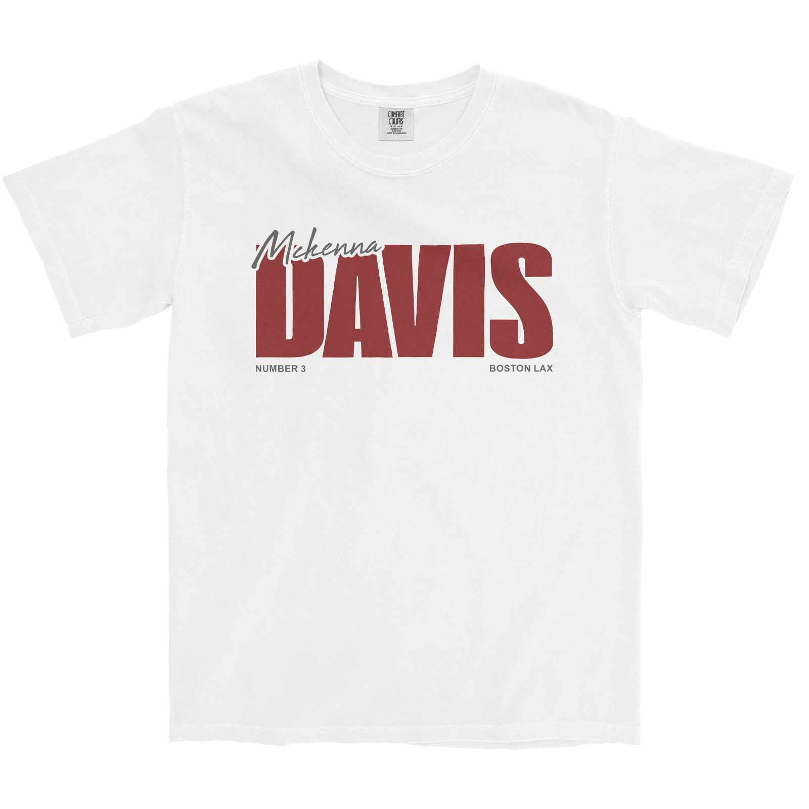 MCKENNA DAVIS CLASSIC WHITE TEE – Only Fresh Designs