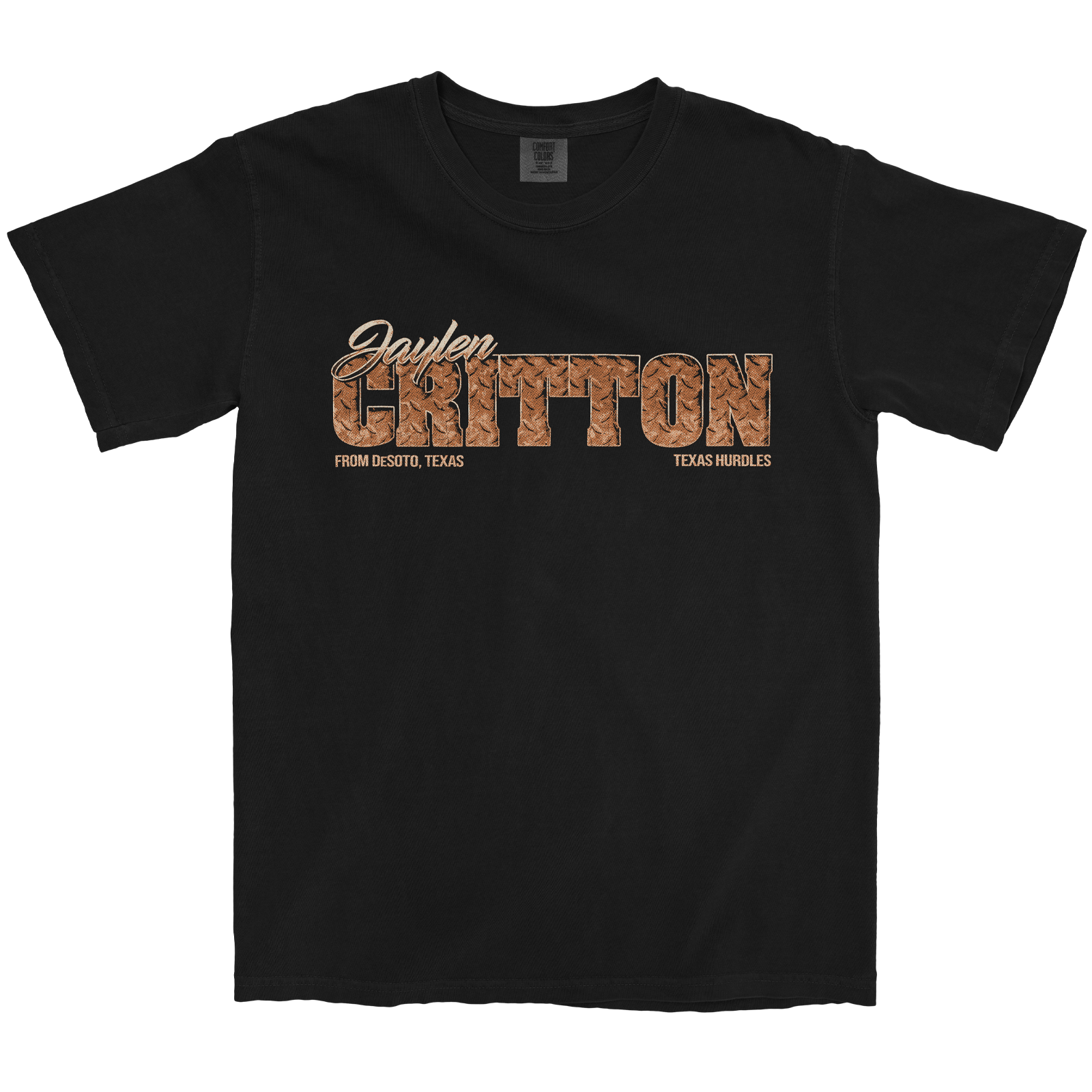 JAYLEN CRITTON CLASSIC BLACK TEE – Only Fresh Designs