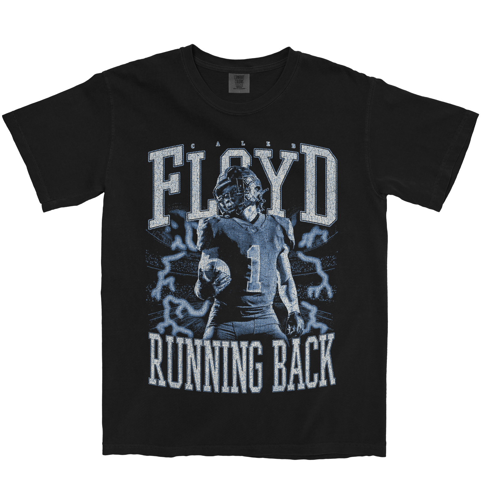 CALEB FLOYD VINTAGE BLACK TEE – Only Fresh Designs