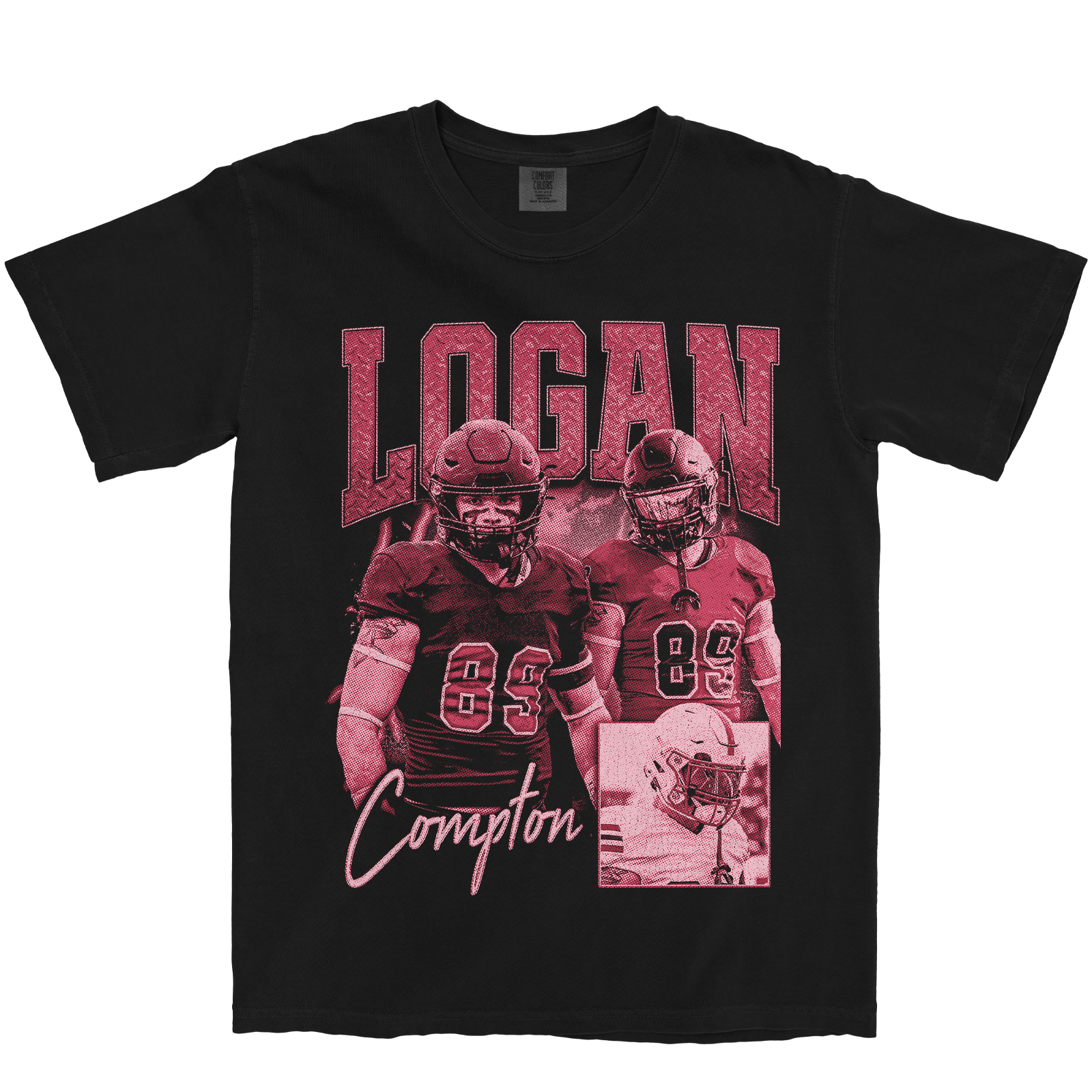 LOGAN COMPTON GRAPHIC BLACK TEE – Only Fresh Designs